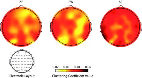 Spatial Distribution And Density Of Clustering Coefficients For Three Download Scientific