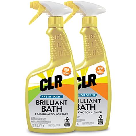 Pack Oz Clr Brilliant Bath Foaming Bathroom Cleaner Spray Fresh Scent Fs W Prime Or