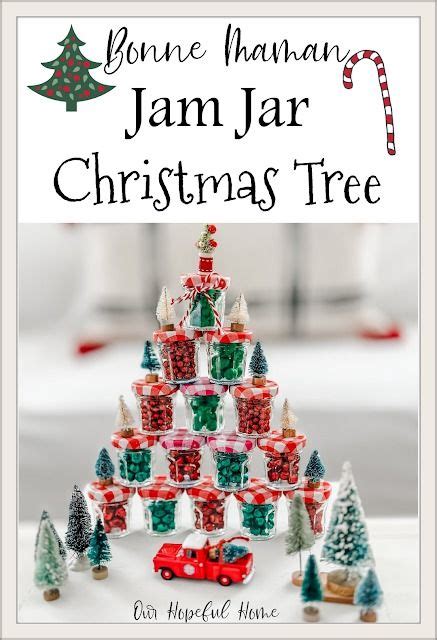 Bonne Maman Jam Jar Christmas Tree In 2024 Christmas Jars Jelly Jar