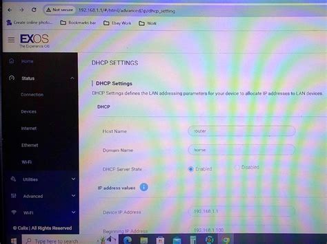 Calix Wifi 6 Model U6 1 Gs4220e 100 05413 Gigaspire Blast U6 1 Router For Sale Online Ebay