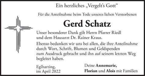 Traueranzeigen Von Gerd Schatz Trauer Merkur De