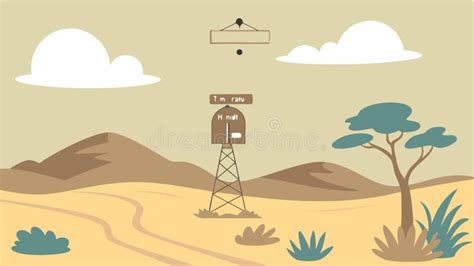 Radio Tower Illustration Communication Antenna For Technology And Broadcast Vector Design