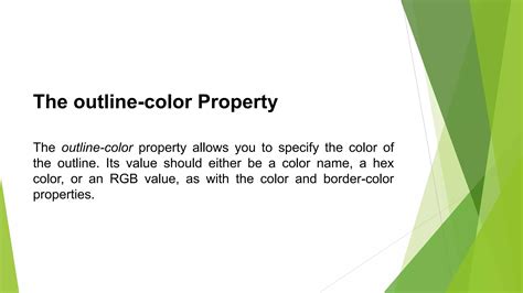 Css Outlines Ppt