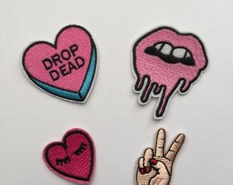 Peace Sign Patch Etsy