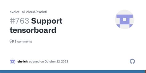 Support Tensorboard · Issue 763 · Axolotl Ai Cloudaxolotl · Github