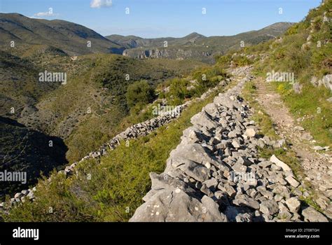 Historic Mozarabic Mule Trail In The Vall De Laguart Alicante Province