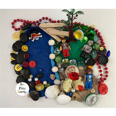 Pirate Paradise Imagination Playdough Sensory Kit Do Play Learn