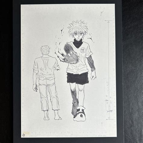 冨樫義博展 ハンターハンター まるごと複製原稿セット 決着 複製原稿 1119 By メルカリ
