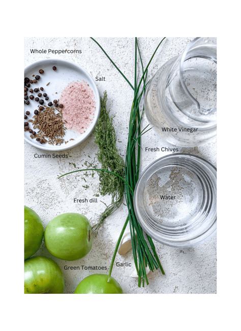 Quick Pickled Green Tomatoes Plant Based On A Budget
