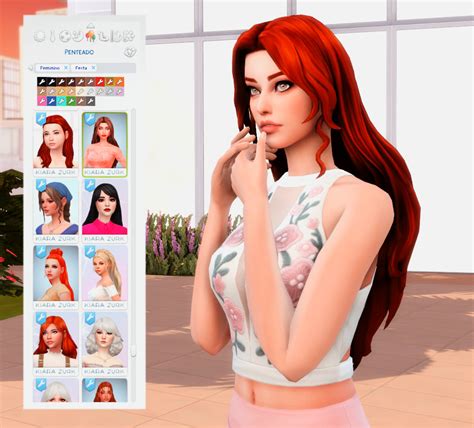 Zarah Hairstyle Version 2 Screenshots The Sims 4 Create A Sim Curseforge