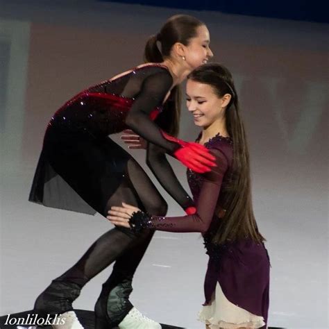 Камила Валиева и Анна Щербакова Kamila Valieva Катание на коньках