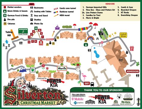 Scm Map Silverton Christmas Market