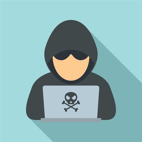 Premium Vector Modern Hacker Icon Flat Illustration Of Modern Hacker