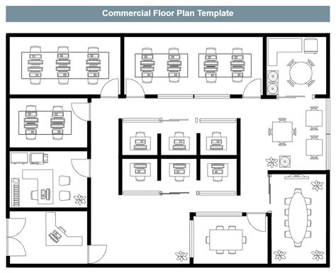Free Commercial Floor Plan Template To Edit Online