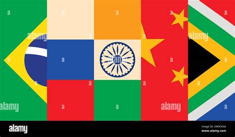 Brics Alliances Flag Symbol Stock Vector Image And Art Alamy