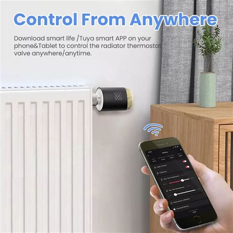 Tuya TRV Wifi Thermostat Energy Saving App Remote Control Smart Radiator Valve