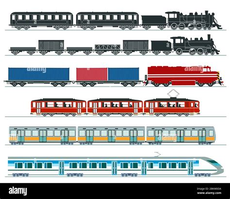 Passenger Trains Subway Train High Speed Trains Steam Train