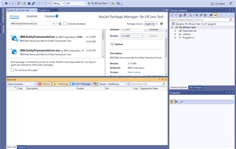 Ibm Informix And Entityframeworkcore • 3rd Man