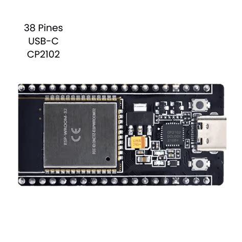 Esp32 Wroom 38 Pines Usb C Cp2102
