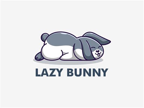 Lazy Bunny By Artmosfer Std On Dribbble
