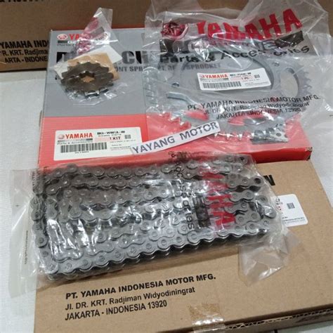 Jual Gear Set Yamaha R15 V3 Vixion New Led Asli Ori Yamaha BK6 W001A 00