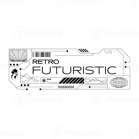 Retro Futuristic Interface With Element 20950642 Png