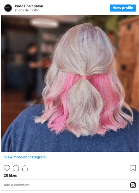 Bleach Blonde Hair With Pink Underneath