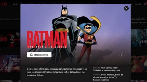 Batman La Serie Animada Se Podrá Ver En Netflix Mundoplus Tv