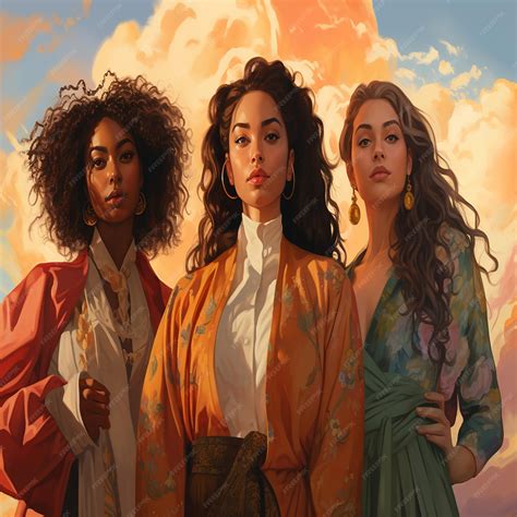 premium photo empowered diversity celebrating strength and unity