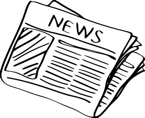 Svg Newspaper Clip Art Png Download Full Size Clipart 2945373