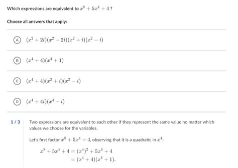 Grade 11 Precalculus What Is The First Hint Talking About Im