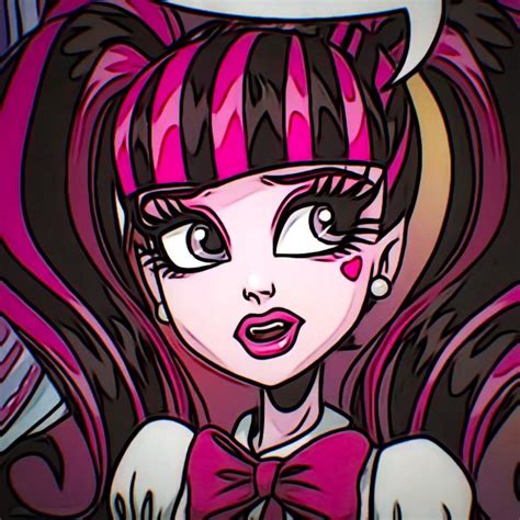 Draculaura Icon Arte Monster High Desenho Hippie Bonecas Monster High
