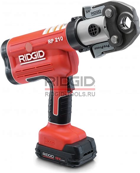 Пресс-пистолет электрический гидравлический RIDGID RP 210-B Compact