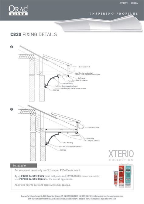 Fixing Details For Cornice Mouldings Exterior Cornice Moulding