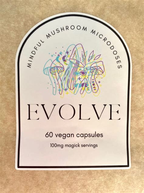 Mindful Mushroom Microdose Capsules Evolve Fungi