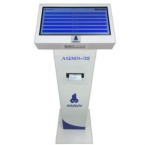 touchscreen queue management system for hospital model name number aqms 32 at best price in pune