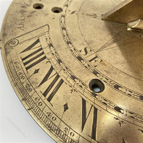 Antiques Atlas Late Eighteenth Century Sun Dial By George Adams