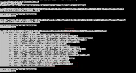【java】jstack分析查看线程状态 古越剑箫 博客园