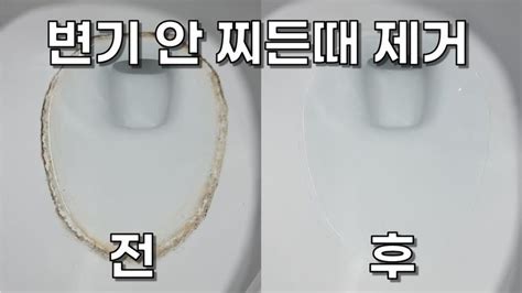 변기 안 찌든때 곰팡이 정말 쉽게 없애는 방법 I 쉽게 한번에 없애는 변기속 청소 방법 I 요석제거 I 변기요석 제거 I 변기청소