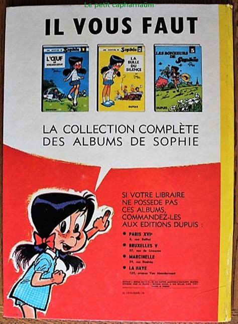 Sophie Qui fait peur à Zoé EO Livres BD Revues