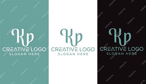 Premium Vector Initial Letter Kp Logo Design Monogram Creative Modern