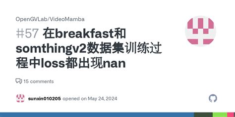 在breakfast和somthingv2数据集训练过程中loss都出现nan · Issue 57 · Opengvlab