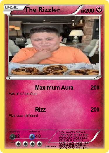Pokémon The Rizzler 48 48 Maximum Aura My Pokemon Card