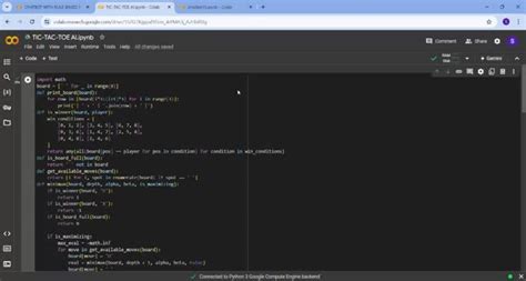 finished tic tac toe ai project safrin fathima posted on the topic