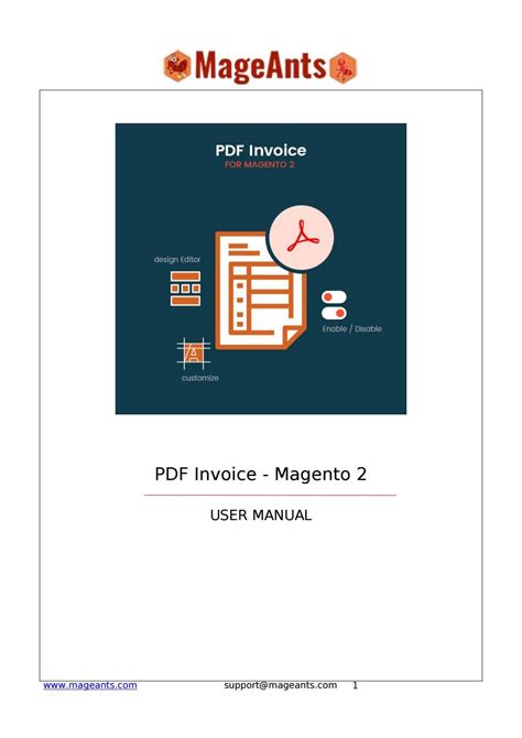 Magento Pdf Invoice By MageAnts Issuu