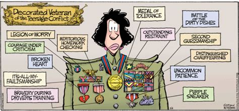 Decorated Veterans Veterans Day Combat Pay For Mothers Mom Of A Teenager Zits Comic Zits