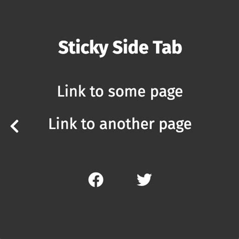 Sticky Side Tab Sticky Side Tabs Are A Quick And Easy By Maher Khan