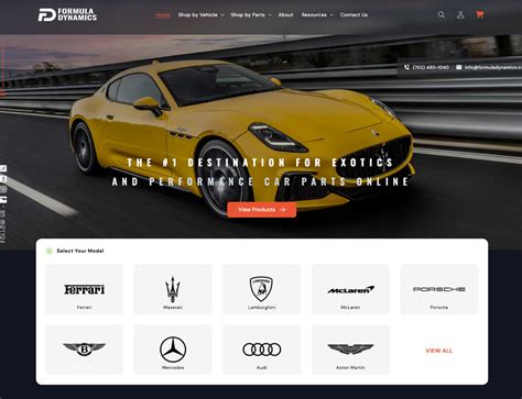 Formula Dynamics Exotic Car Experts Performance And Service Parts