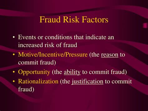 Ppt Sas 99 Consideration Of Fraud In A Financial Statement Audit