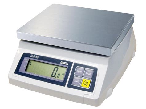 Cas Sw 1 50 Sw Series Portion Control Bench Scale 50lb Capacity 0